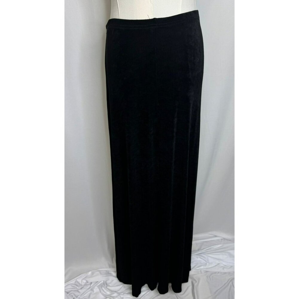 Softwear By Mark Singer Black Maxi Skirt Large Stretc… - Gem